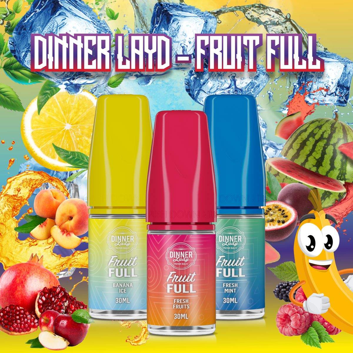 Dinner Lady Fruit Full Puff Aroma - Falcon Kimya